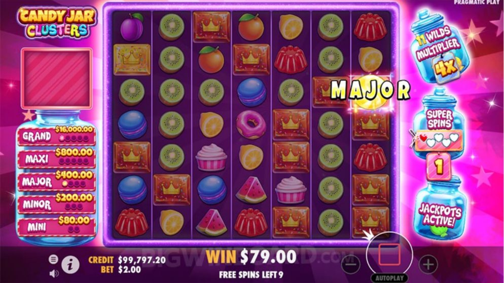 Candy Jar Clusters Slot By Pragmatic Play - Big Real Bonus