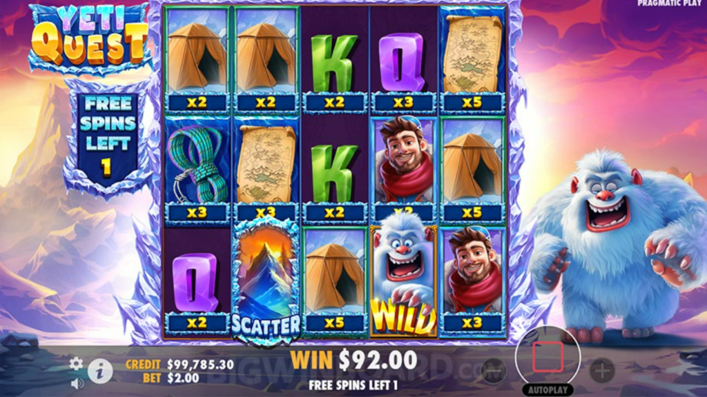 Yeti Quest – Spin For Frosty Wins!